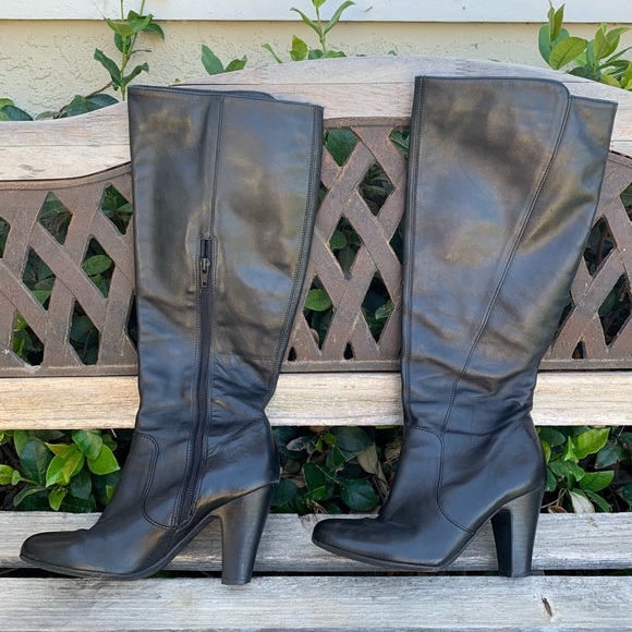 Bronx | Shoes | Bronx So Today Black Leather Boots | Poshmark